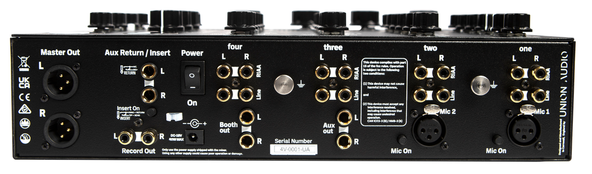 four.valve rotary mixer – Union Audio Limited