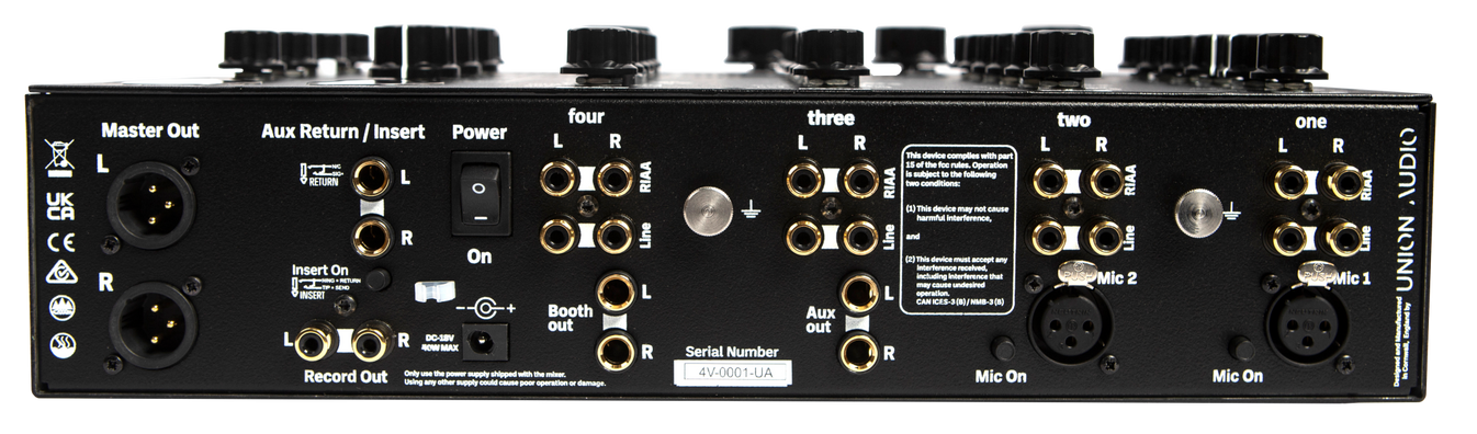 four.valve rotary mixer – Union Audio Limited
